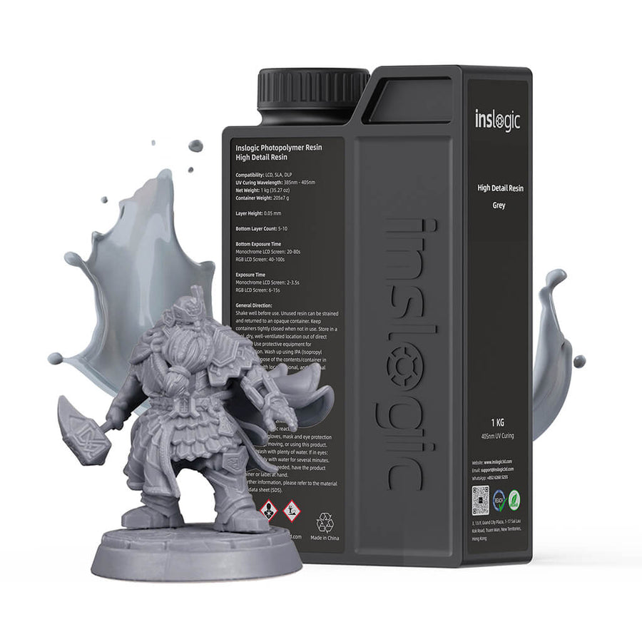High Detail Resin for 3D Printing – Ultra Precision - Inslogic 3D